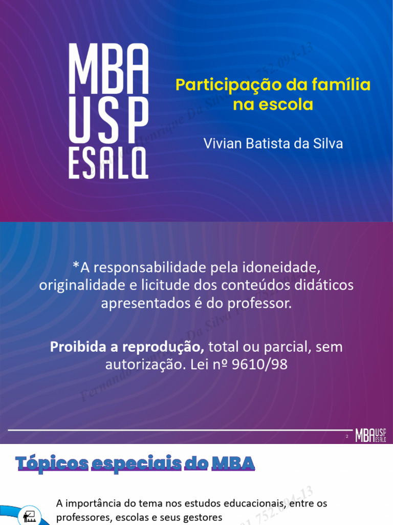 Slides Participacao Da Familia Na Escola 06102023pdf Portugues | PDF ...