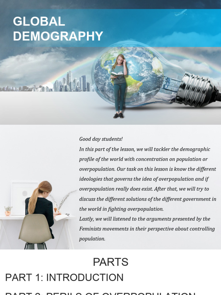 Lesson 9 Global Demography Pdf Reproductive Rights Food Security