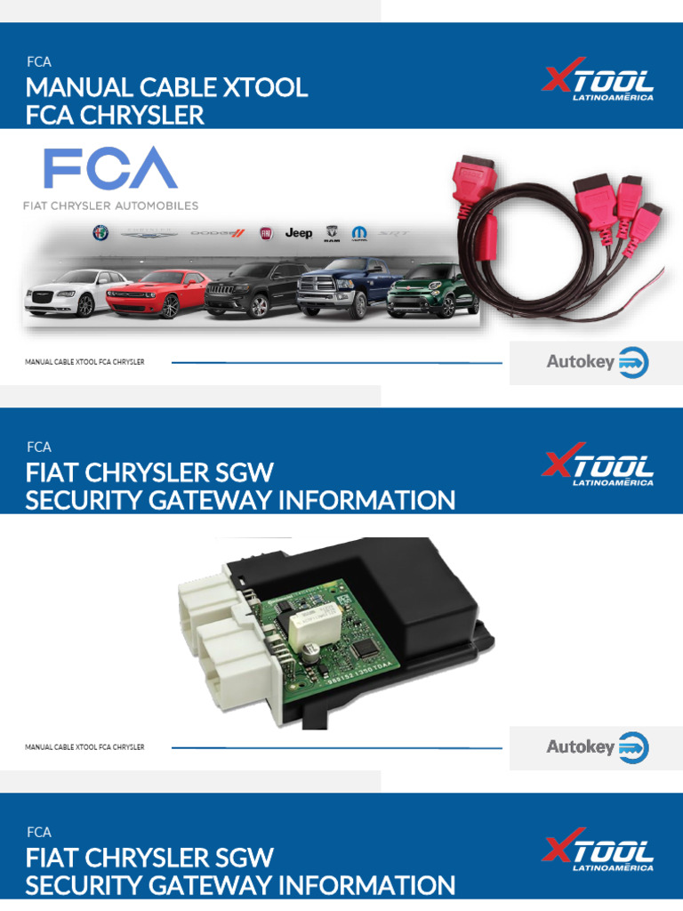 Manual Fca Chrysler | PDF | Chrysler | Vehículo de motor