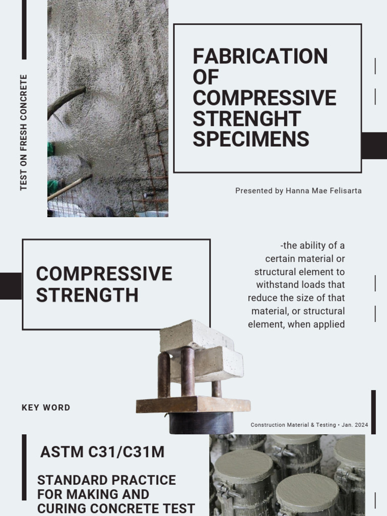 Test On Fresh Concrete | Download Free PDF | Concrete | Fracture