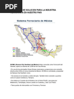 Mapa Ferromex Terminales Red | PDF | México