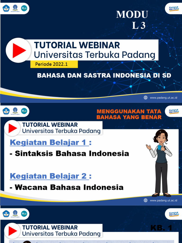 Tuweb 3 Bahasa Dan Sastra Indonesia Di SD | PDF | Karier & Perkembangan