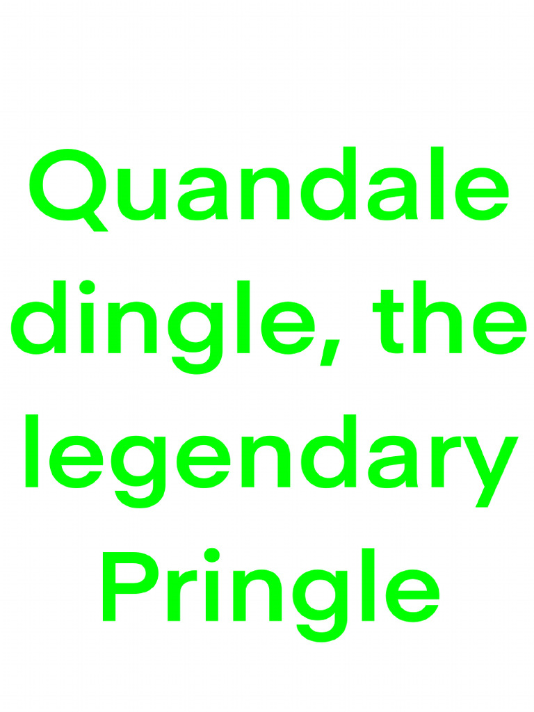 Quandale Dingle | PDF