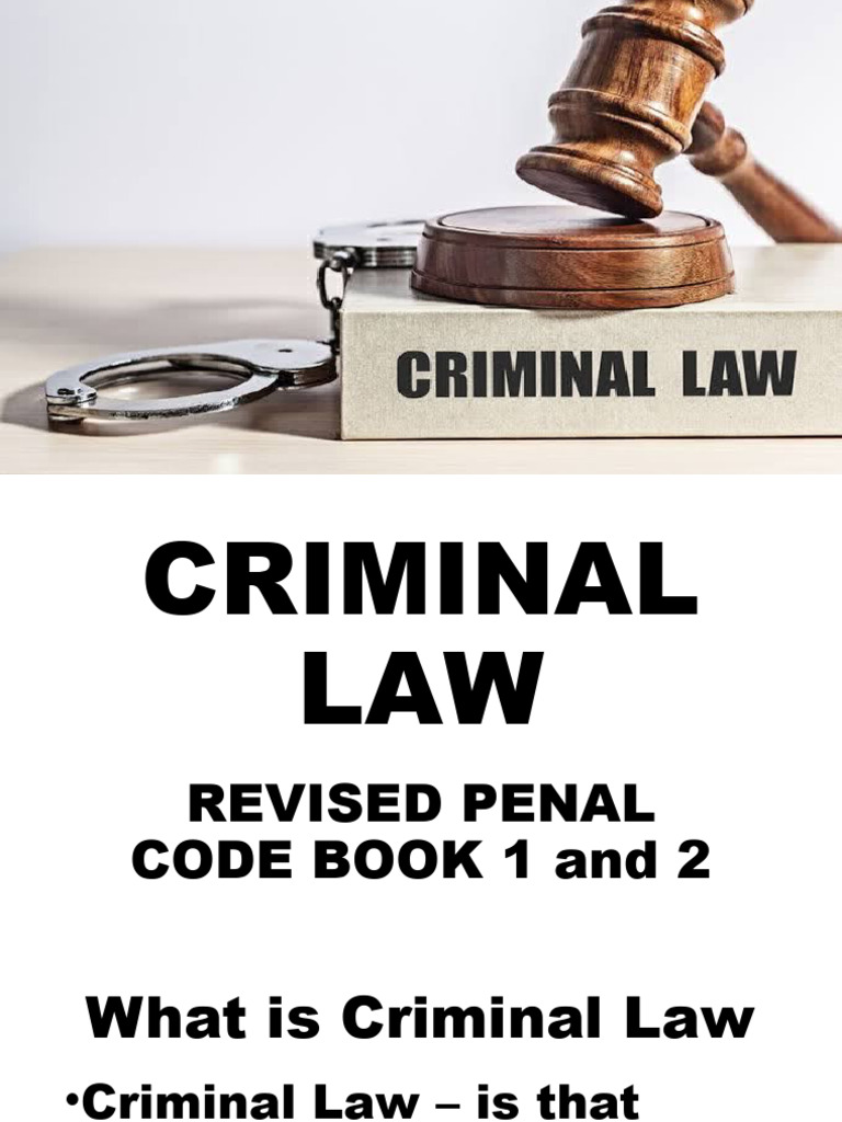 Criminal Law | PDF | Mens Rea | Criminal Law