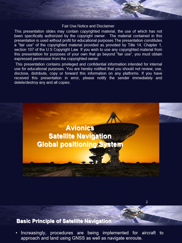 AIA22 - Avionics - GPS | PDF | Global Positioning System | Navigation