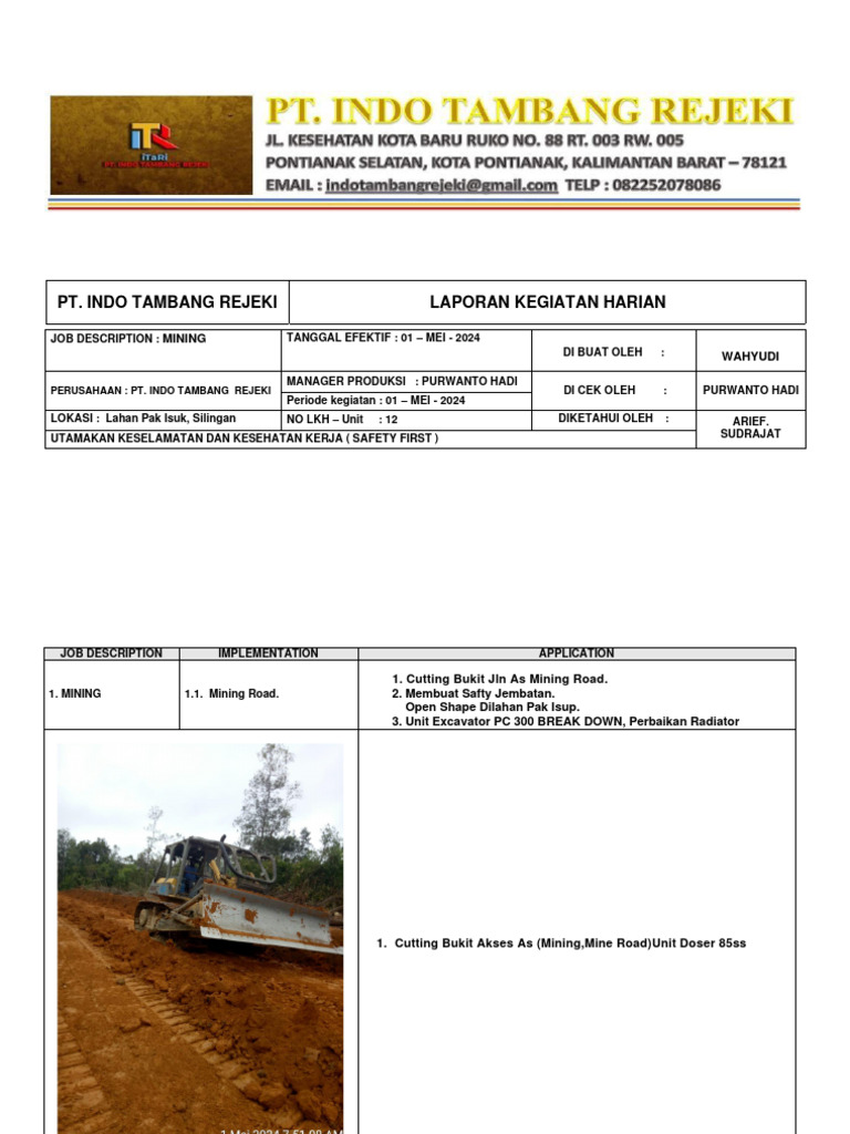 LKH Mining 01 MEI 2024 | PDF