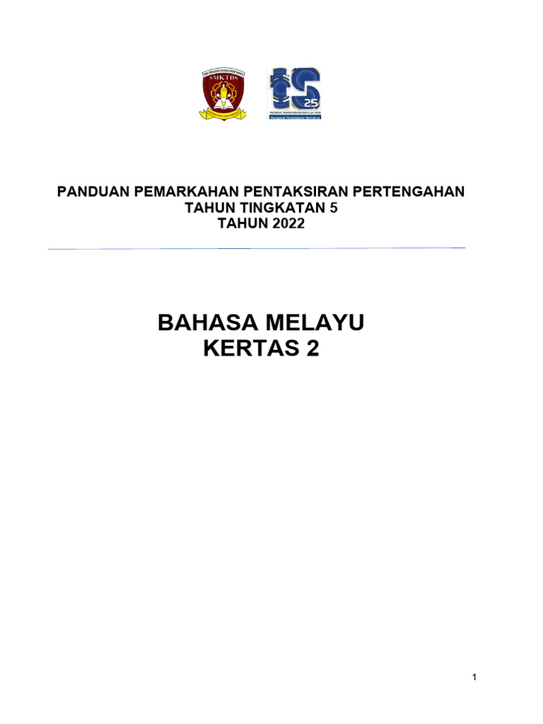 Edisi2 Soalan k2 - Skema | PDF
