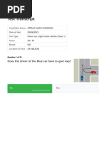 AA Road Code Practice Tests 1 | PDF | Intersection (Road) | Traffic Light