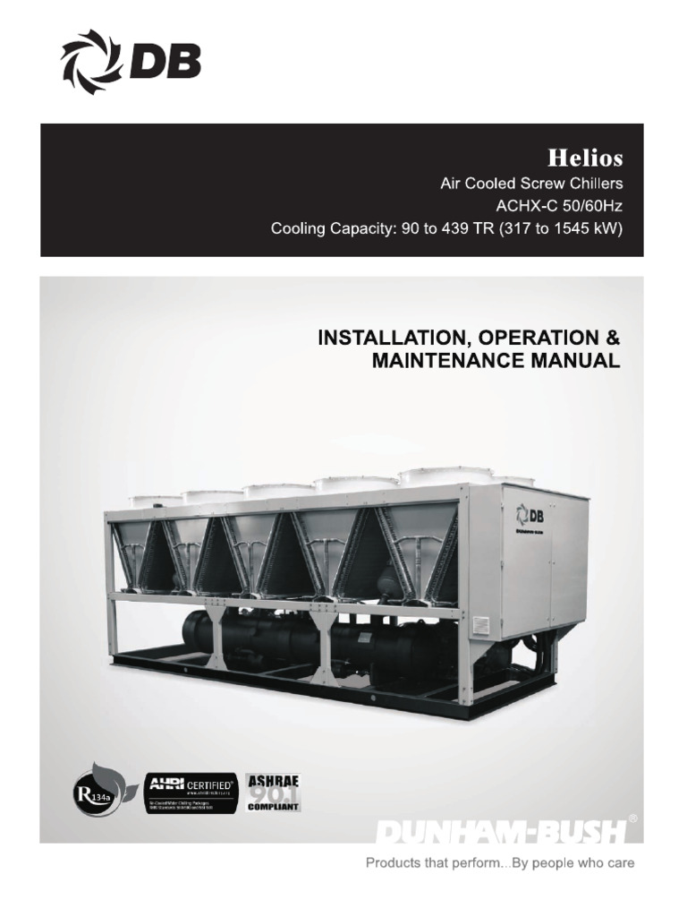 DB Chiller Manual | PDF | Home Appliance | Engineering Thermodynamics