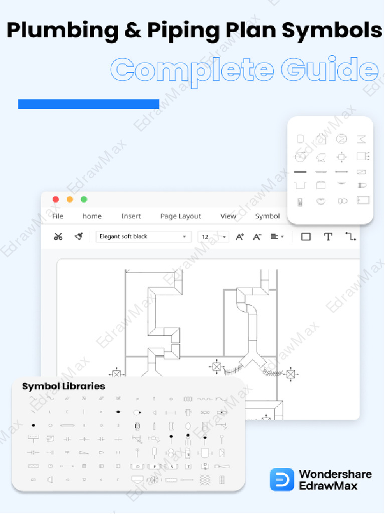 Plumbing Symbols | PDF | Pipe (Fluid Conveyance) | Plumbing