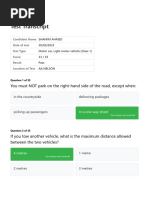 Driver Behaviour Questionnaire Overview | PDF | Traffic | Speed Limit