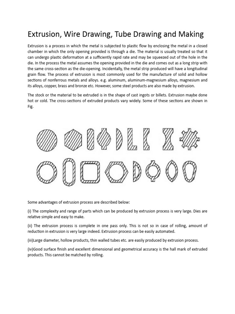 Extrusion | PDF | Extrusion | Chemical Substances