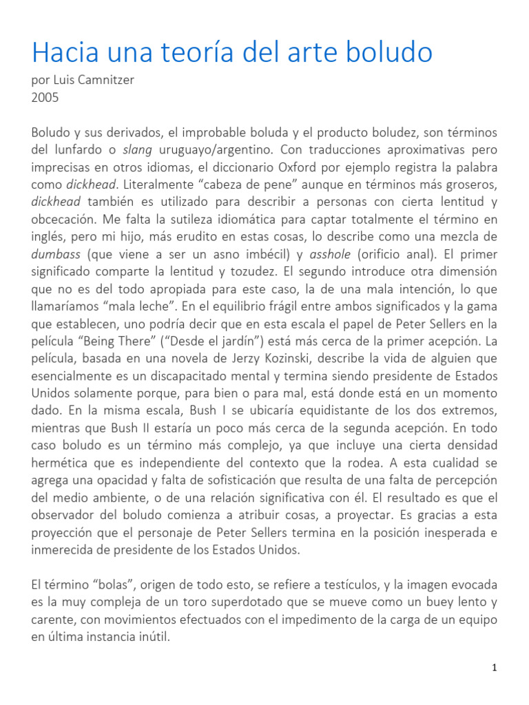 Arte Boludo | PDF