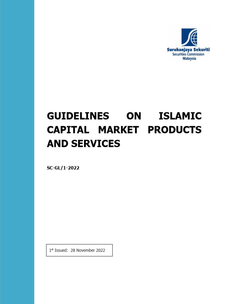 Guidelines On Islamic Capital Markets and Products | PDF | Islamic ...