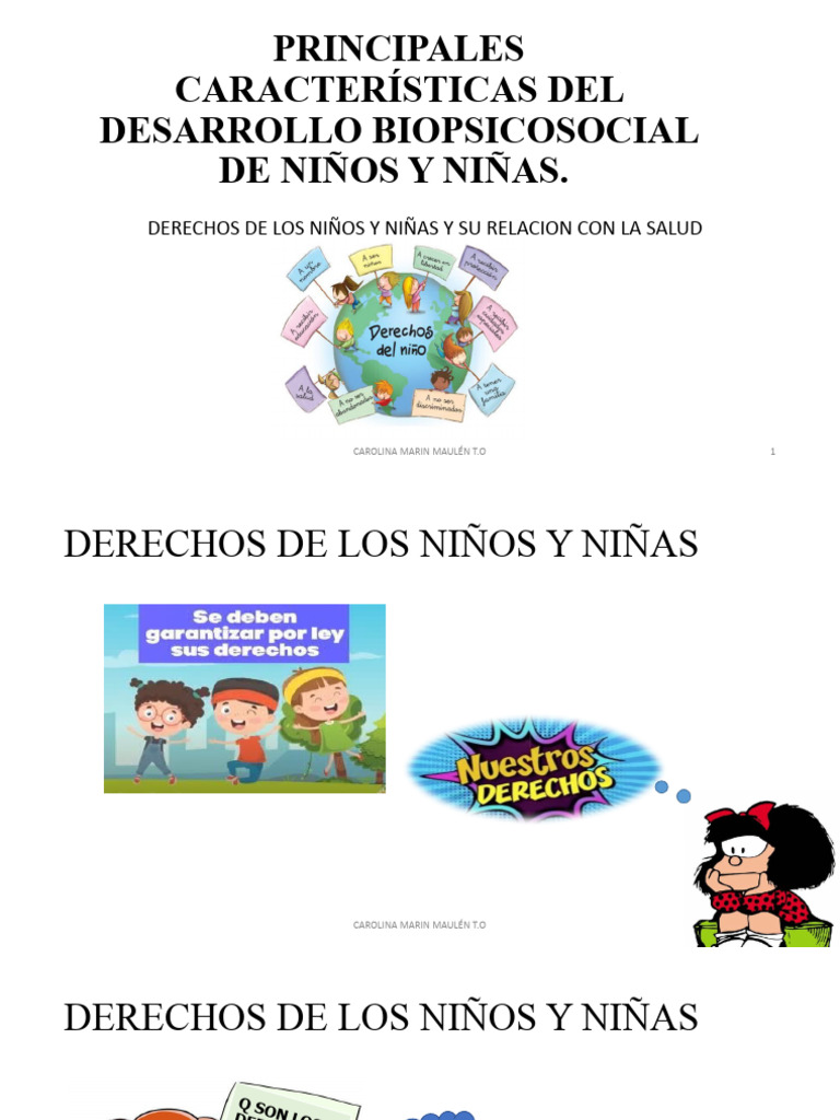 C3 Derechos de Los Niã @S y Salud | PDF | Derechos de los niños ...