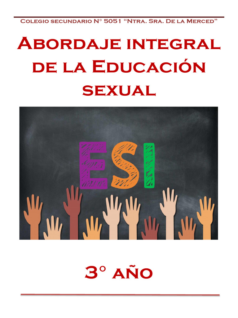 ESI 3° Año 2024 | Descargar gratis PDF | Infección transmitida ...