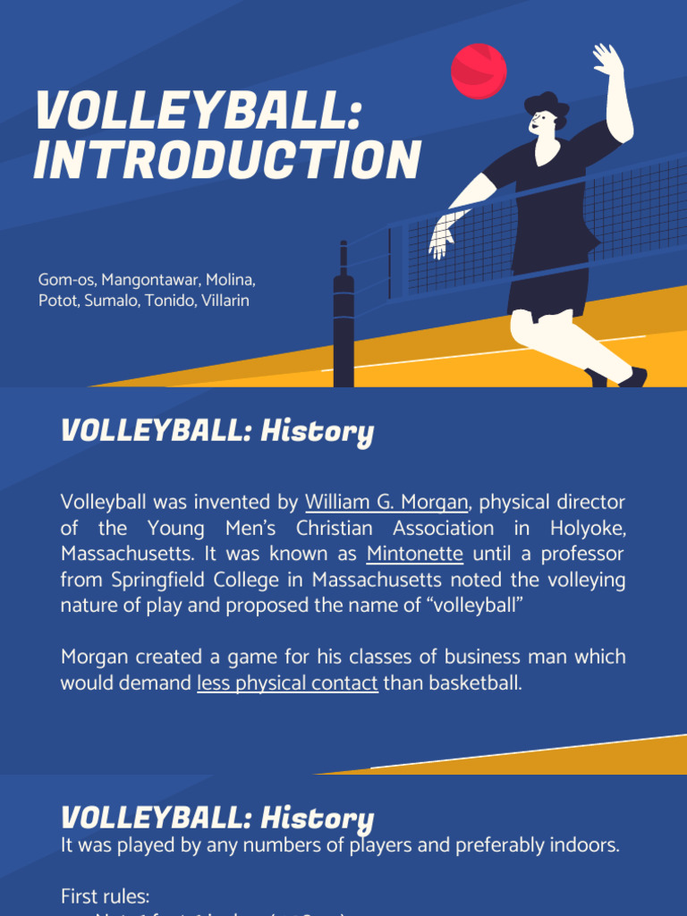 Volleyball - Intro 1 | PDF | Volleyball | Indoor Sports