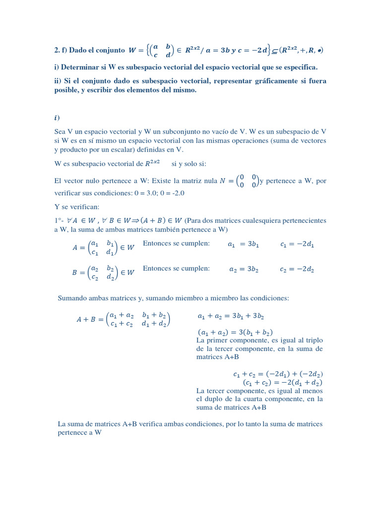 TP #11 - Ejercicio 2 F) | PDF | Espacio vectorial | Vector Euclidiano