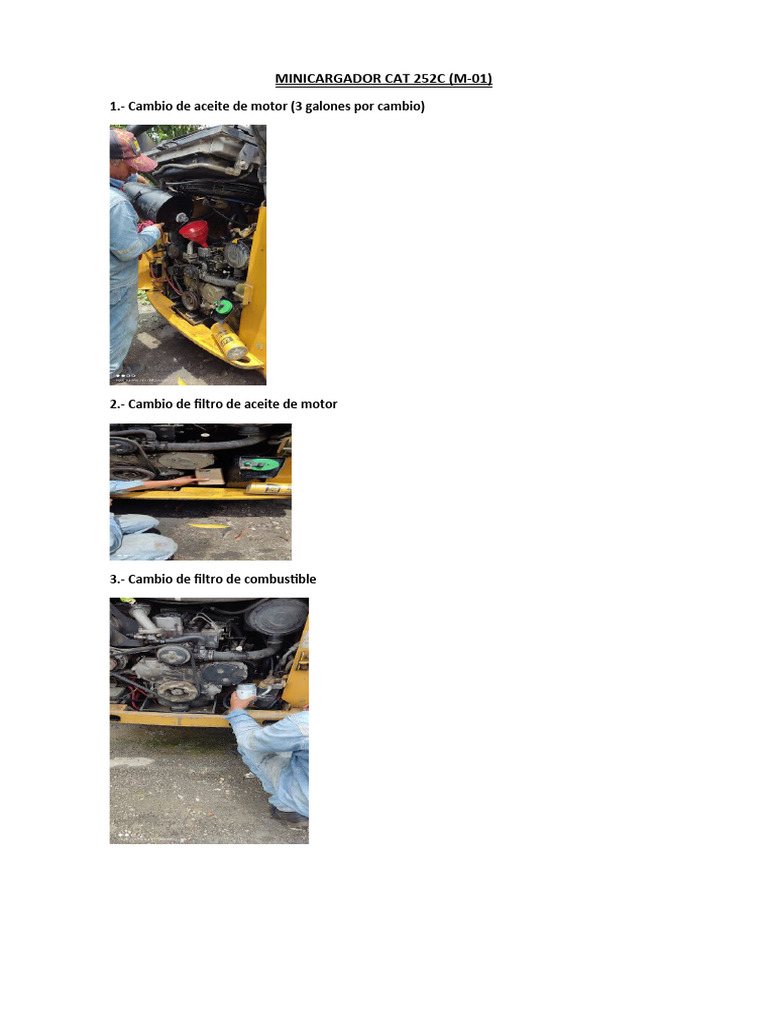 Fotos Mantenimiento P10 (1) Mixer | Descargar gratis PDF | Petróleo | Sustancias químicas