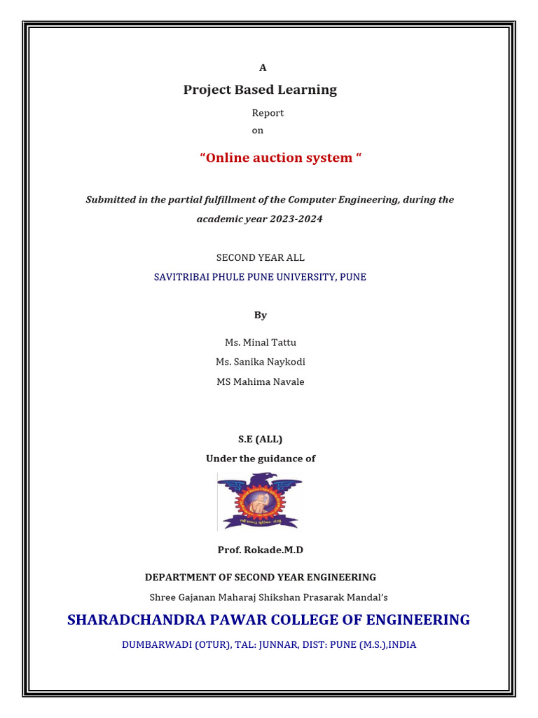 Report Online Auction | PDF | Auction | Computing