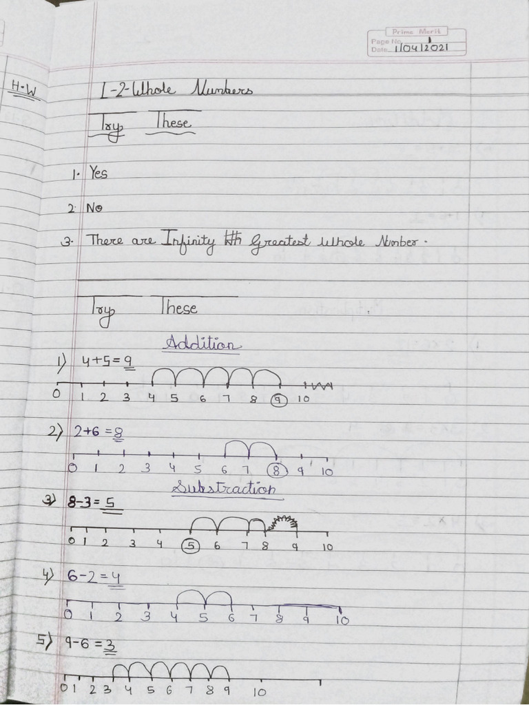 Maths L 2 Whole Numbers Try These Pdf
