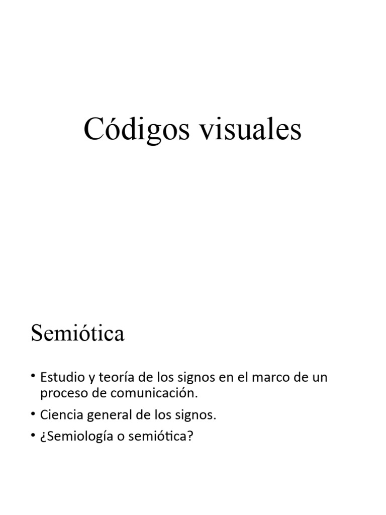 Codigos Visuales | PDF | Semiótica | Percepción