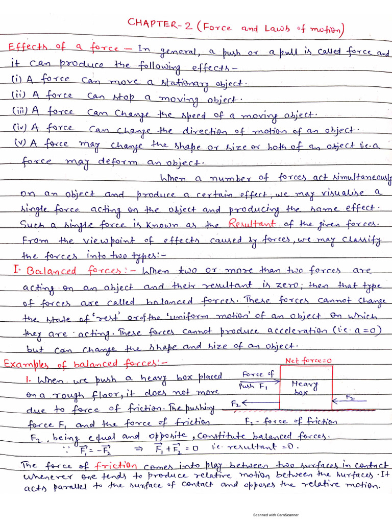 Class 9 (Physics 2A) | PDF