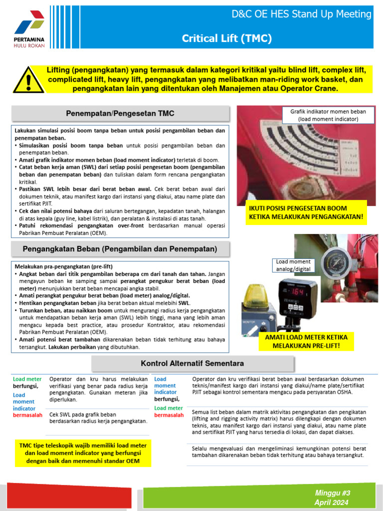 2024-4-17 - Critical Lift (TMC) | PDF