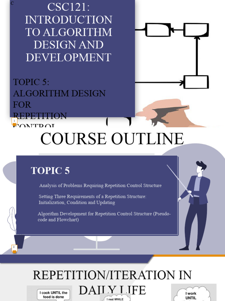 CSC121 - Topic 5 (CONTROL STRUCTURE (REPETITION) | PDF | Control Flow ...