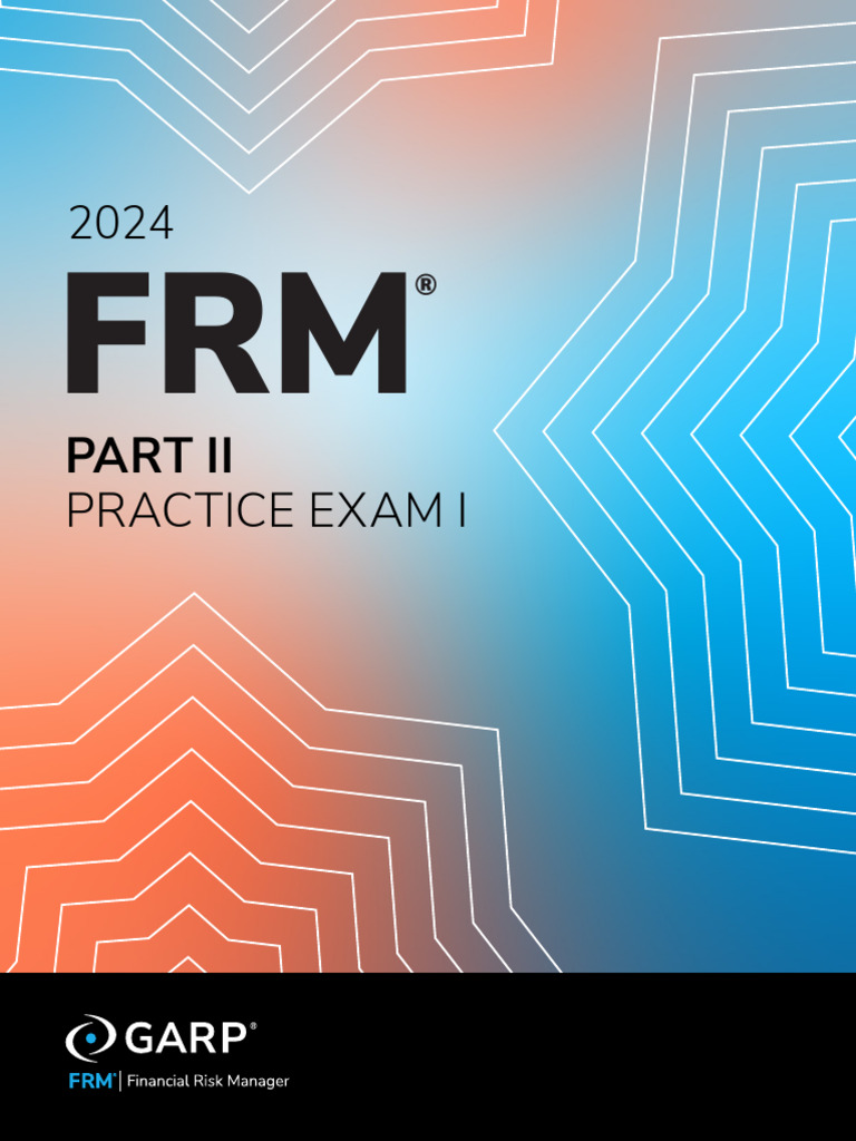 2024 FRM Part II PE1 | PDF | Financial Risk | Securitization