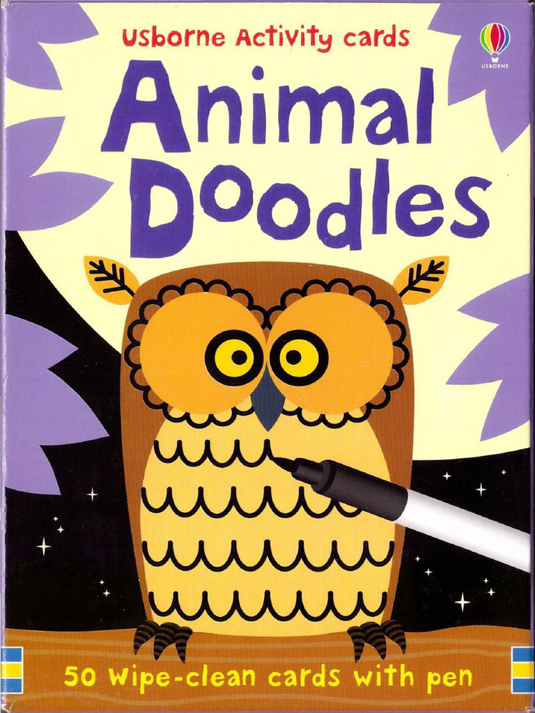 Usborne Activity Cards - Activity Doodles | PDF | Zoology