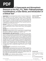 PF Ratio and How To Calculate PaO2FIO2 Pinson & Tang | PDF | Physiology ...
