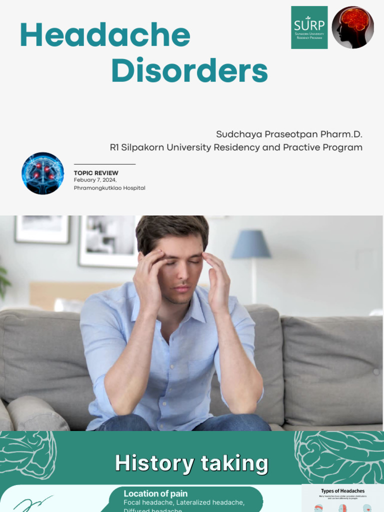 Headache Disorder Pdf Migraine Headache