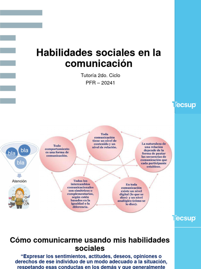 Habilidades Sociales en La Comunicación | PDF | Crecimiento personal y ...