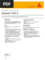 Sikalastic M 270 NP Product Overview | PDF | Humidity | Coating