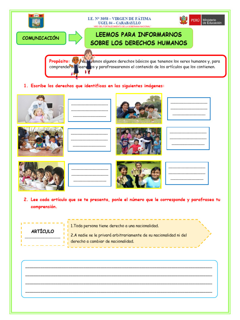 Derechos Humanos y Evaluación Educativa | PDF | Educación en artes ...
