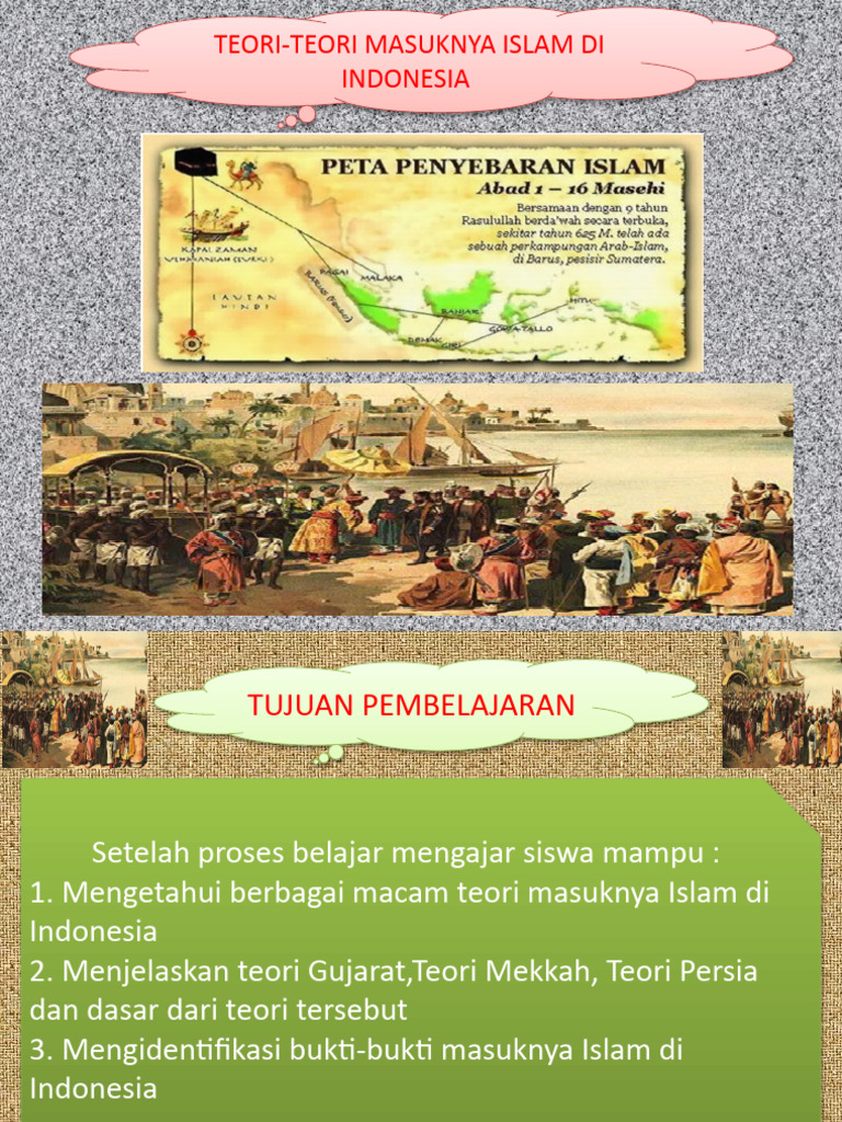 2 Teori Masuknya Islam Di Indonesia | PDF | Perjalanan