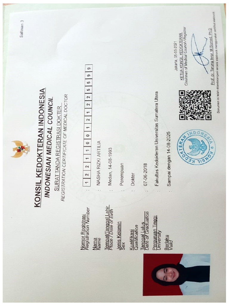 Surat Tanda Registrasi (STR) | PDF