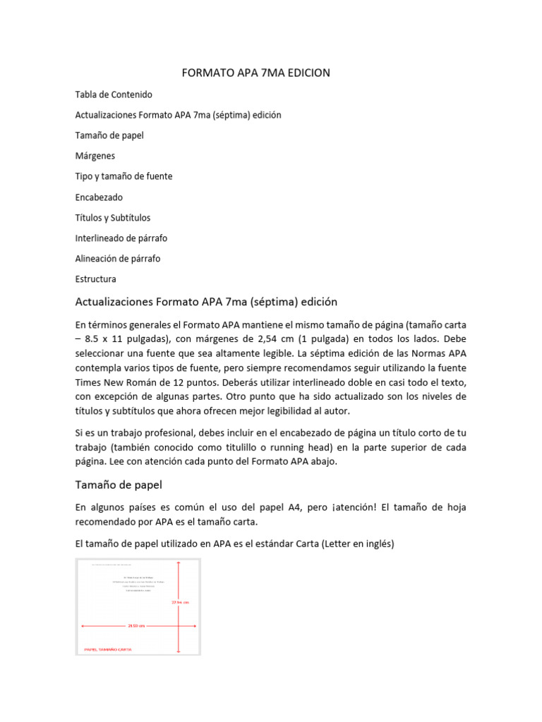 FORMATO APA 7MA EDICION | PDF