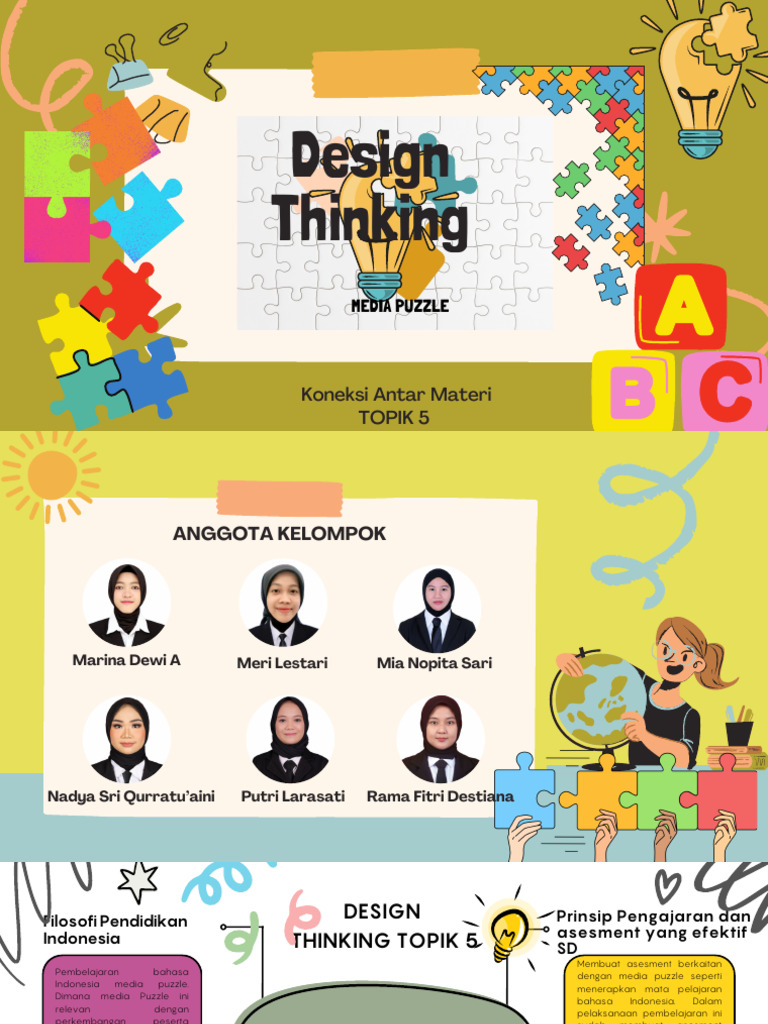 Koneksi Antar Materi Topik 5-Design Thinking | PDF | Karier & Perkembangan