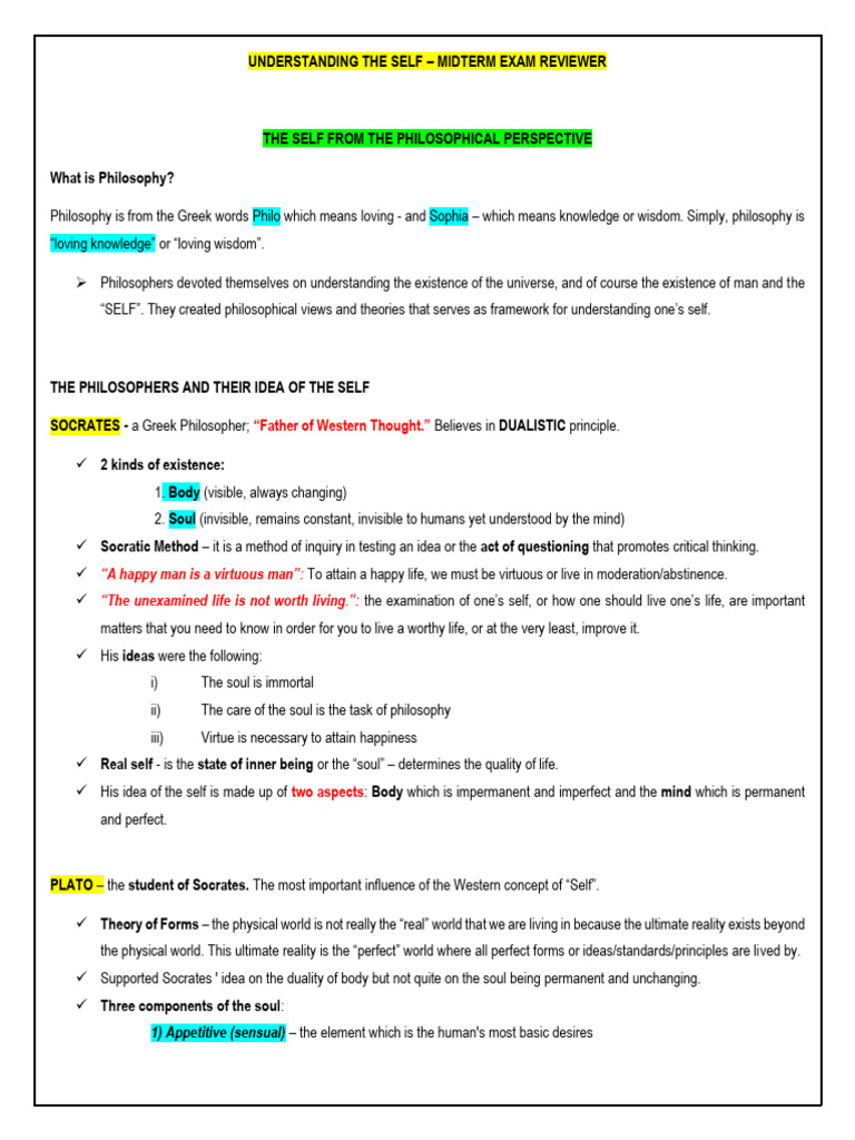 Understanding The Self Reviewer | PDF | Id | Mind