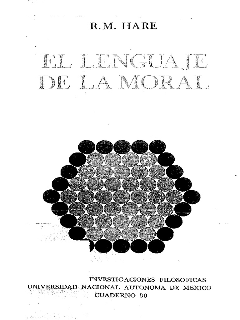 El Lenguaje de La Moral - Richard Marvin Hare (Cut) | PDF