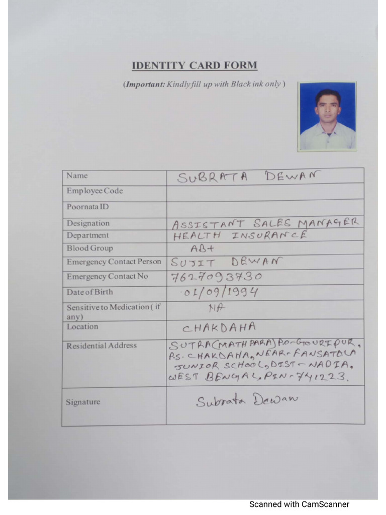 Id Card | PDF