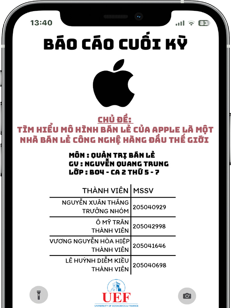 BÁN LẺ - APPLE | PDF