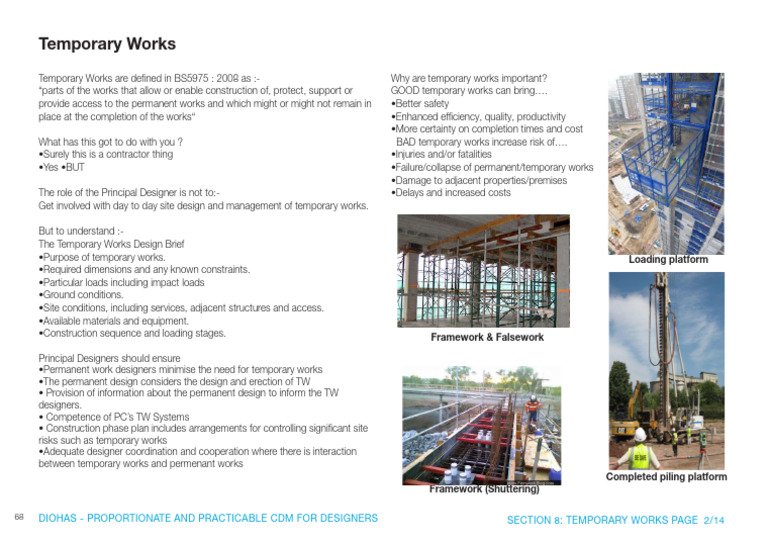 Temporary Works | PDF | Temporary Work | Safety