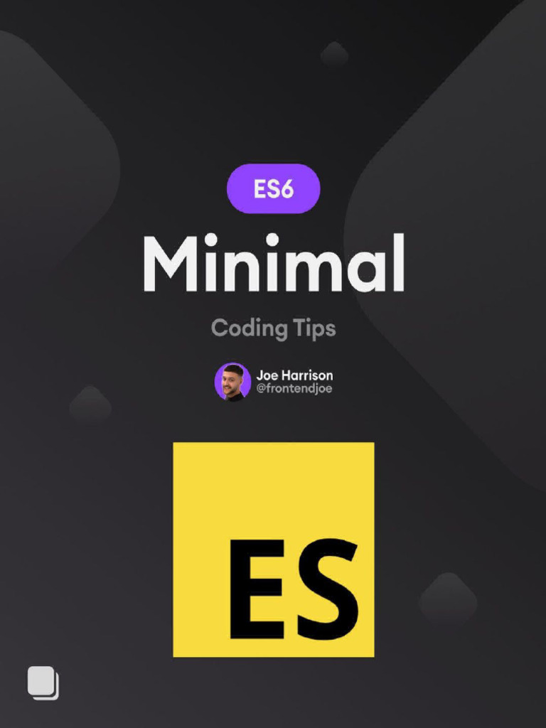 Minimal Es6 | PDF
