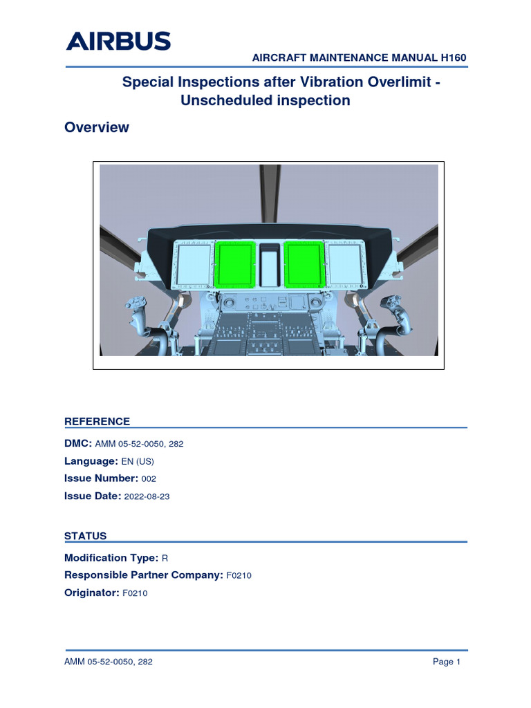 H160 Vibration Overlimit Inspection | PDF | Helicopter Rotor | Aviation