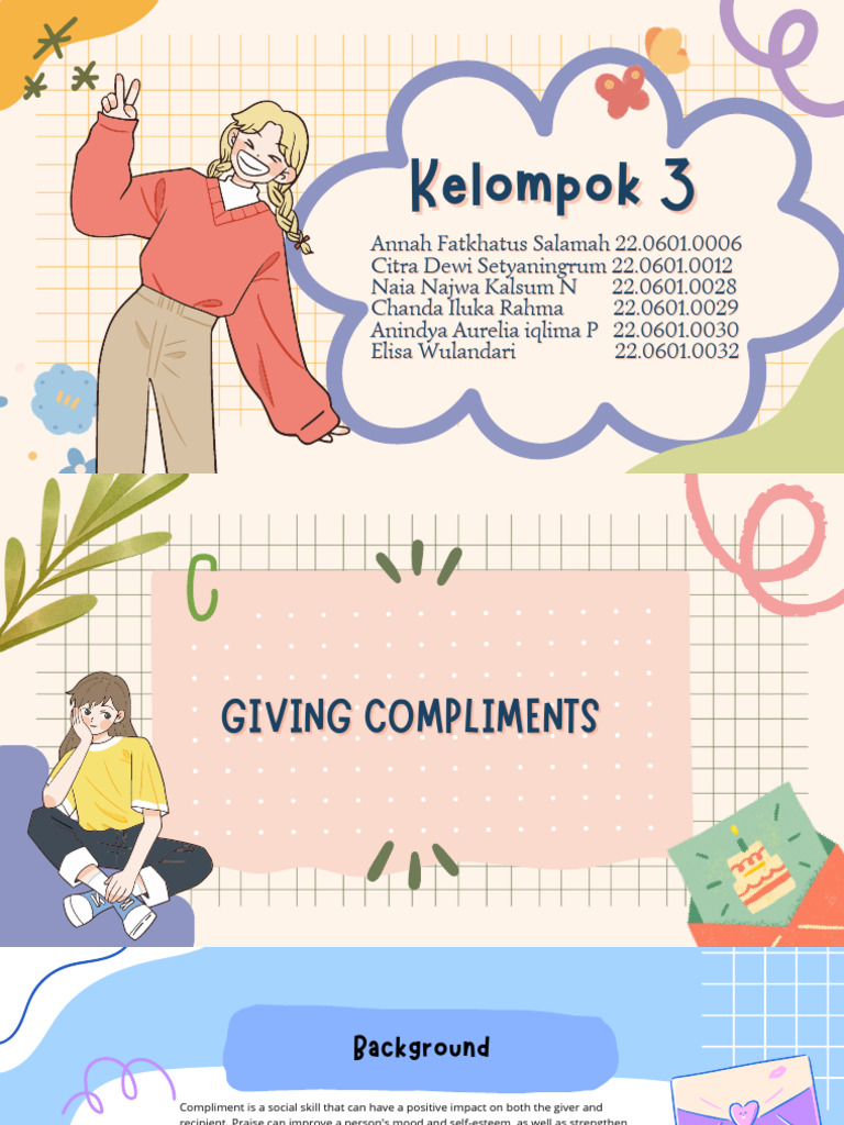 Giving Compliments - Compressed | PDF | Semantic Units | Language Mechanics