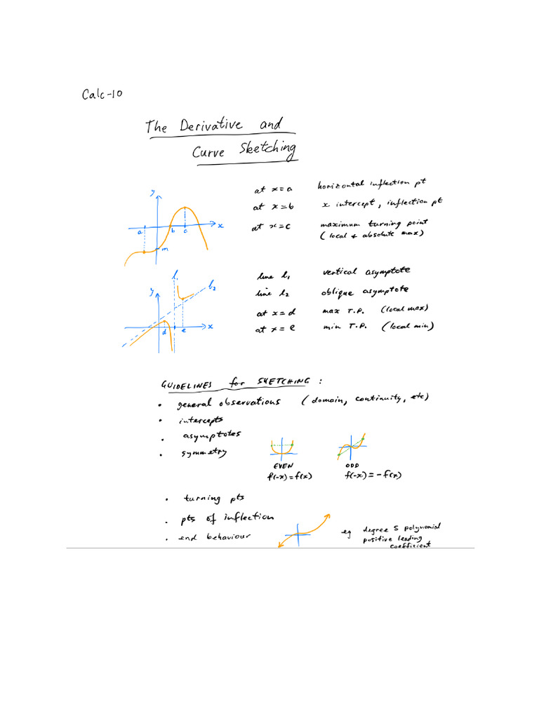 Calculus Notes Qs | PDF