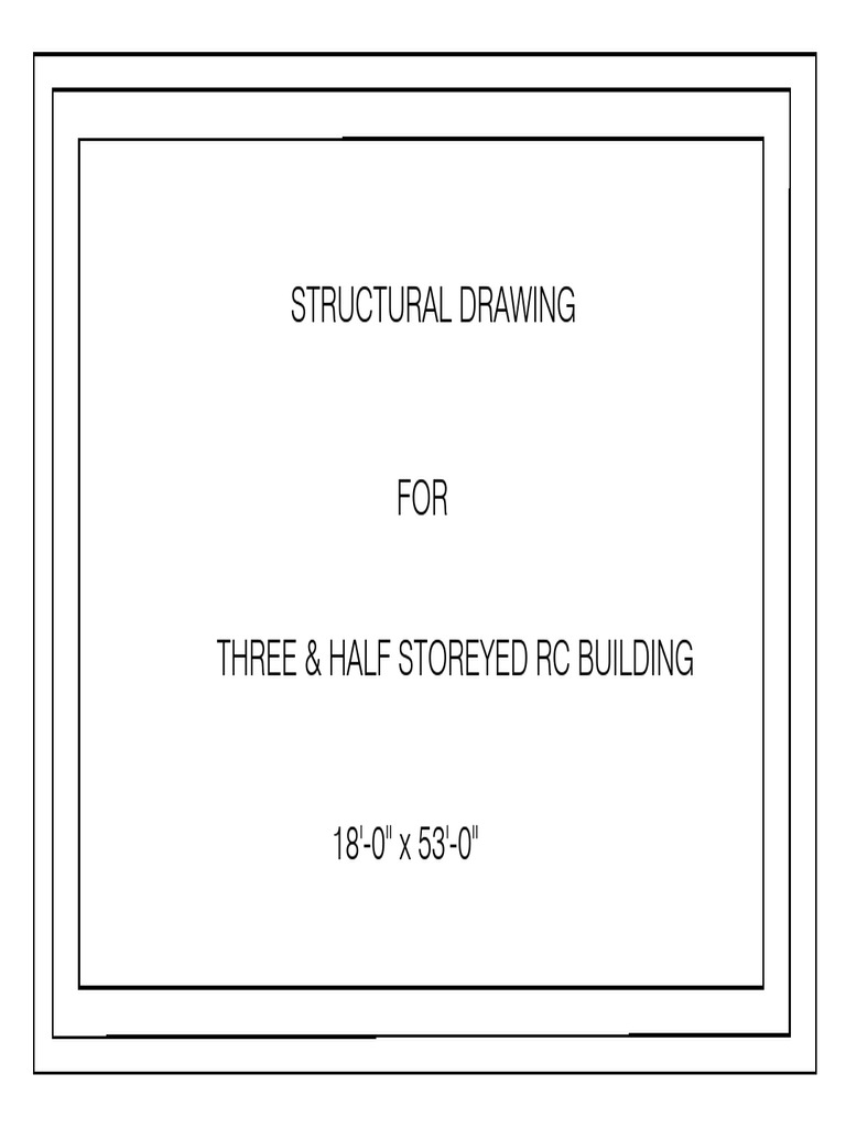 3.5stry RC STR Drawing (20.1.24) | PDF | Beam (Structure) | Building ...